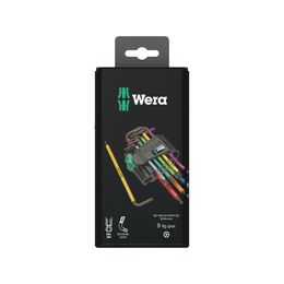 Wera 967/9 TX BO Multicolour 1 SB Winkelschl&uuml;sselsatz, BlackLaser, 9-teilig (05073599001)