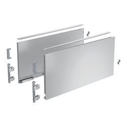 Hettich Zarge AvanTech YOU Set, H&ouml;he 251 mm, NL 450 mm, silber, links und rechts (9255275)
