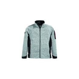 Strick-Fleecejacke CHRISTOPH Gr.XXL grau/schwarz FHB (79595-1120-2XL)
