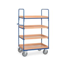 Fetra Etagenwagen 8321 mit K&auml;sten - Tragkraft 600kg TPE-Reifen)