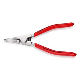 Knipex 46 13 A1 Sicherungsringzange f&uuml;r Au&szlig;enringe auf Wellen mit Kunststoff &uuml;berzogen verchromt 140 mm)