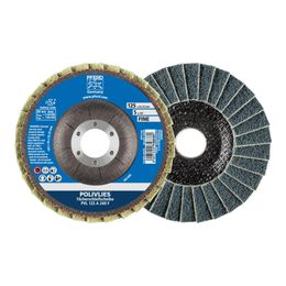 Pferd TOOLS POLIVLIES-F&auml;cherscheibe PVL Korund &Oslash; 125 mm Bohrung 22,23 mm A240F f&uuml;r Feinschliff (44694113)