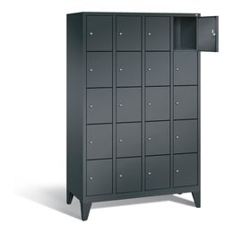 C+P Garderobenschrank Classic, H1850xB1190xT500mm, Front Anthrazitgrau, Korpus Anthrazitgrau (8010-405) ; C + P M&ouml;belsysteme (8010-405|S10210)
