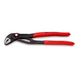 Knipex 87 21 250 Cobra&reg; QuickSet Hightech-Wasserpumpenzange mit rutschhemmendem Kunststoff &uuml;berzogen grau atramentiert 250 mm)