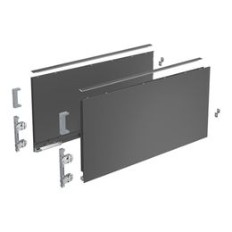 Hettich Zarge AvanTech YOU Set, H&ouml;he 251 mm, NL 400 mm, anthrazit, links und rechts (9255354)