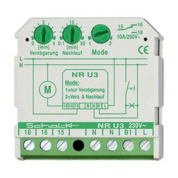 SCHALK Nachlaufrelais UP mit Einschaltverz&ouml;gerung NR U3 (NRU309)