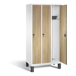 C+P Garderobenschrank Evolo, H1850xB900xT500mm, Front Dekor Eiche Sereno, Korpus Verkehrswei&szlig; (48010-30) ; C + P M&ouml;belsysteme (48010-30|S10688)