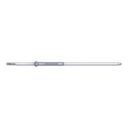 wiha Wechselklinge Schlitz f&uuml;r Drehmoment-Schraubendreher mit L&auml;ngsgriff 3,0 mm x 175 mm, 0,6 Nm (26277)