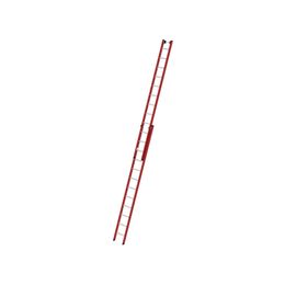 MUNK Kunststoff-Schiebe/Seilzugleiter 2-teilig 2 x 12 Sprossen (035112)