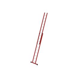 MUNK Kunststoff-Schiebe/Seilzugleiter 2-teilig Standtraverse 2 x 10 Sprossen (035510)
