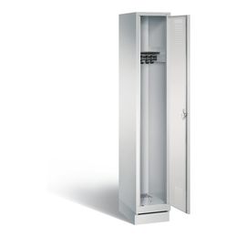 C+P Garderobenschrank Evolo, H1800xB320xT500mm, Front Lichtgrau, Korpus Lichtgrau (48020-10) ; C + P M&ouml;belsysteme (48020-10|S10001)