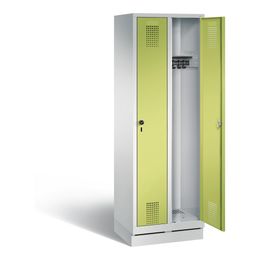 C+P Garderobenschrank Evolo, H1800xB610xT500mm, Front Lichtblau, Korpus Lichtgrau (48020-20) ; C + P M&ouml;belsysteme (48020-20|S10000)