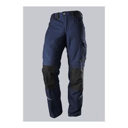 BP&reg; Komfort-Arbeitshose mit Reflex und Kniepolstertaschen, nachtblau/anthrazit, Gr. 48, L&auml;nge n (1803-720-110-48-n)
