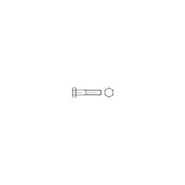 DIN 931/ISO 4014 Sechskant-Schaftschraube M3x40 Stahl 8.8 galvanisch verzinkt ; Industrial Quality Supplies (009318100030040)