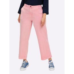 sheego Gro&szlig;e Gr&ouml;&szlig;en Culotte mit aufgesetzten Taschen hinten, hortensie, Gr&ouml;&szlig;e 50 - Damen