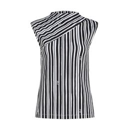 K by KARL LAGERFELD Karl Lagerfeld Bluse Damen Gr&ouml;&szlig;e L schwarz / wei&szlig;