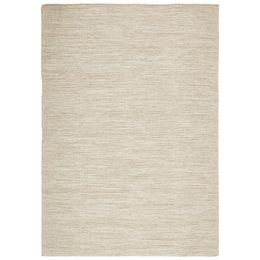 Linea Natura Handwebteppich, Beige, Textil, Uni, rechteckig, 160x230 cm, leicht zusammenrollbar, Teppiche & B&ouml;den, Teppiche, Moderne Teppiche