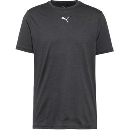 Puma Tad Essentials Heather Cat Funktionsshirt Herren - Gr&ouml;&szlig;e M - schwarz