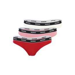 Hugo String Damen Gr&ouml;&szlig;e L/XL rosa / rot / schwarz / offwhite
