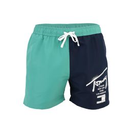 Tommy Hilfiger Underwear Badeshorts Herren Gr&ouml;&szlig;e M navy / t&uuml;rkis / wei&szlig;