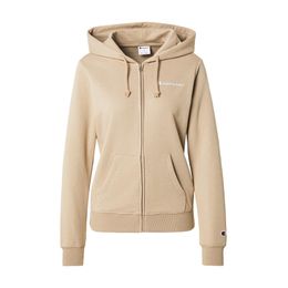 Champion Authentic Athletic Apparel Sweatjacke Damen Gr&ouml;&szlig;e XL beige / wei&szlig;