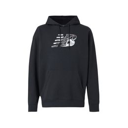 New Balance Sweatshirt Herren Gr&ouml;&szlig;e S hellgrau / dunkelgrau / schwarz