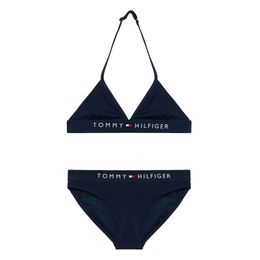 Tommy Hilfiger Underwear Bikini M&auml;dchen Gr&ouml;&szlig;e 128/140 nachtblau / wei&szlig;