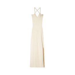 Bershka Kleid Damen Gr&ouml;&szlig;e M hellbeige