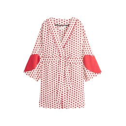 Rockett St George Morgenmantel Damen Gr&ouml;&szlig;e L/XL rot / wei&szlig;