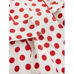 Rockett St George Morgenmantel Damen Gr&ouml;&szlig;e S/M rot / wei&szlig;