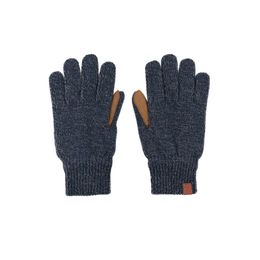 Bickley + Mitchell Amsterdam Fingerhandschuhe Herren Gr&ouml;&szlig;e L/XL blaumeliert / braun