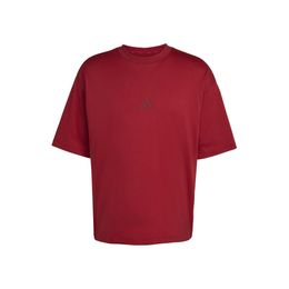 adidas Sportswear Sportshirt 'FUTURE ICONS SMALL LOGO' Herren Gr&ouml;&szlig;e M weinrot / dunkelrot