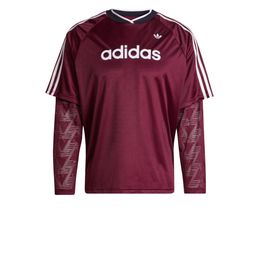 adidas originals Shirt Damen Gr&ouml;&szlig;e S weinrot / wei&szlig;