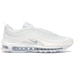 Nike Low-Top Sneaker - Nike Air Max 97 Triple White Wolf Grey - Gr. 48,5 (EU) - in Wei&szlig; - f&uuml;r Damen