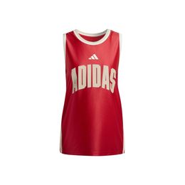 adidas Sportswear Sporttop 'Sta Seas' Damen Gr&ouml;&szlig;e S ecru / rot / wei&szlig;