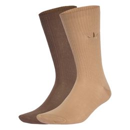 adidas originals Socken 'Everyday Icons' Damen Gr&ouml;&szlig;e 43/45 camel / schoko