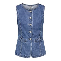 Only Weste 'ONLGIULINA' Damen Gr&ouml;&szlig;e XL blue denim