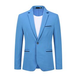 YOUTHUP Suit Jacket male Blue size XS