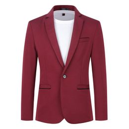 YOUTHUP Suit Jacket male Red size XL