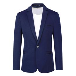 YOUTHUP Suit Jacket male Blue size 3XL