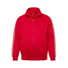 JP1880 Sweatjacke Herren Gr&ouml;&szlig;e 8XL rot / wei&szlig;