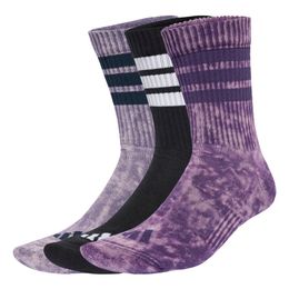 adidas Sportswear Athletic Socks 'Stonewash Crew 3 Pairs' male Purple, Black size 37-39