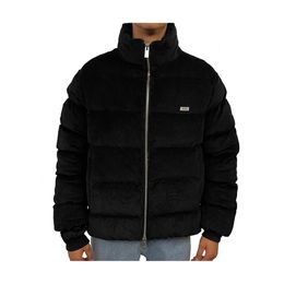 PEQUS Winter Jacket 'Cord Puffer' male Black size XL