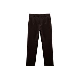 KOTON Pleat-Front Pants male Brown size 46