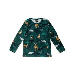 Villervalla Shirt 'Winter Forest' boy Green size 116