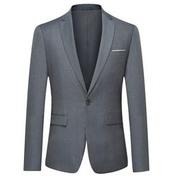 YOUTHUP Suit Jacket male Grey size 3XL