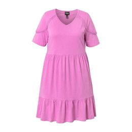 Ulla Popken Kleid Damen Gr&ouml;&szlig;e 50/52 hellpink Winterkleid