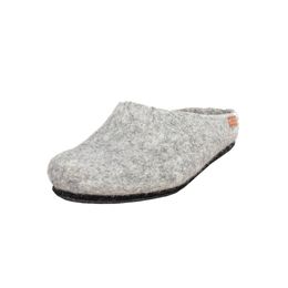 MagicFelt Slippers 'Filzpantoffel AT 719' male Grey size 41
