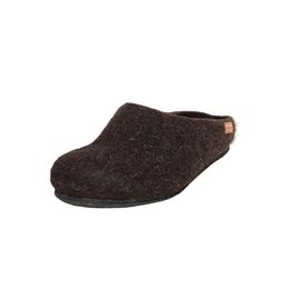 MagicFelt Slippers 'Filzpantoffel AT 719' male Brown size 38