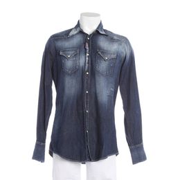 Dsquared2 Freizeithemd / Shirt / Polohemd langarm Herren Gr&ouml;&szlig;e M/L Second Hand blau